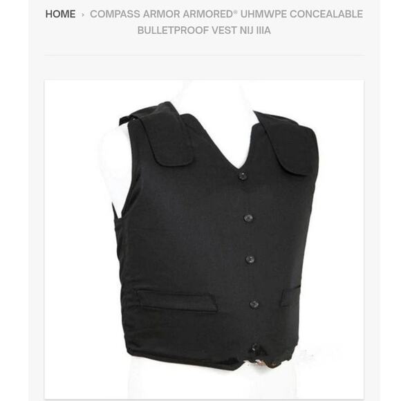 C A Compass Armor | Other | Compass Armor Bulletproof Body Armor Nij ...